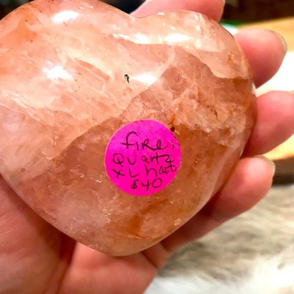 Accents | Fire Quartz Heart Xxl Palm | Poshmark